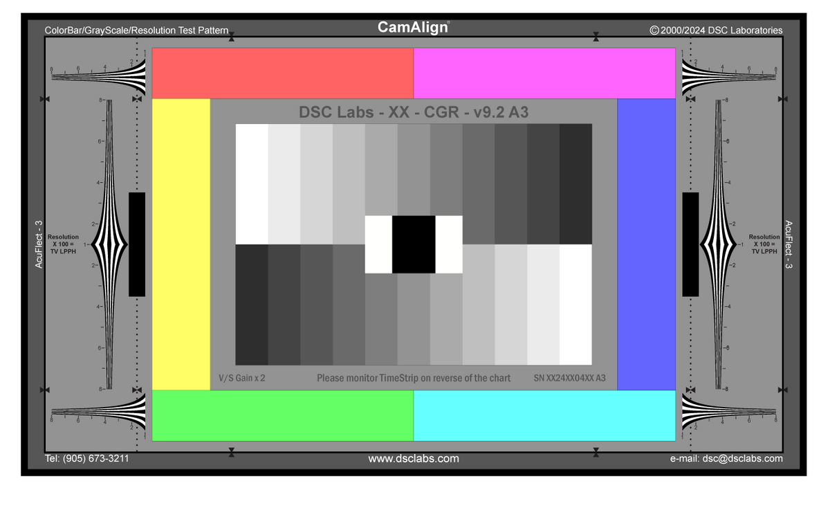 DX1 – 102dB 18 Step Grayscale